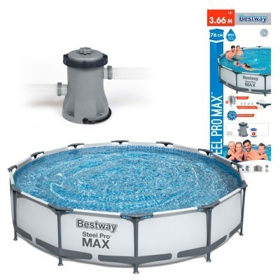 BESTWAY 56416 - Bazén Steel Pro MAX ™ 366x76cm | Nejlevnější hračkárna