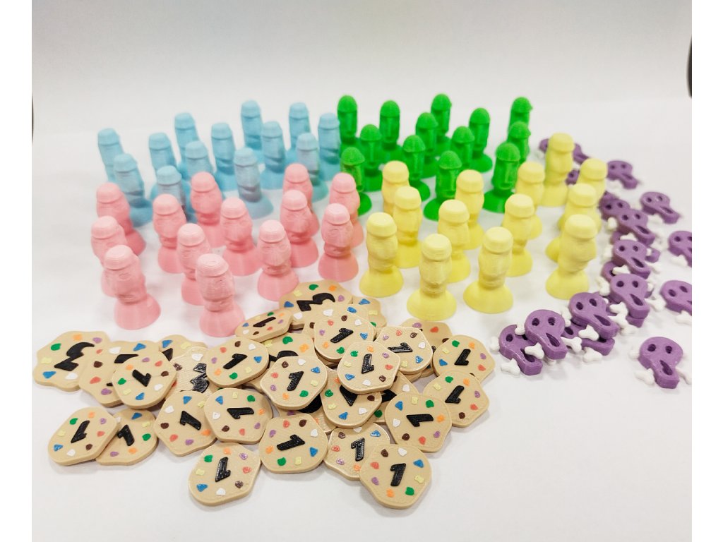 TLAMA games Duchové ostrova: plastové žetony (Spirit Island Token Set ...